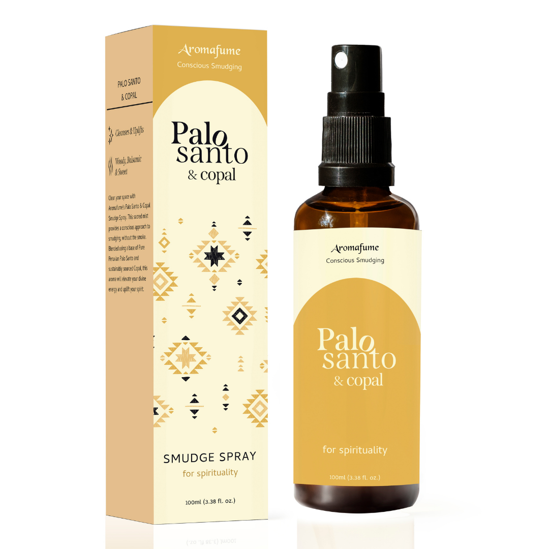 Palo Santo & Copal Smudge Spray | Grounding & Uplifting | Aromafume US ...
