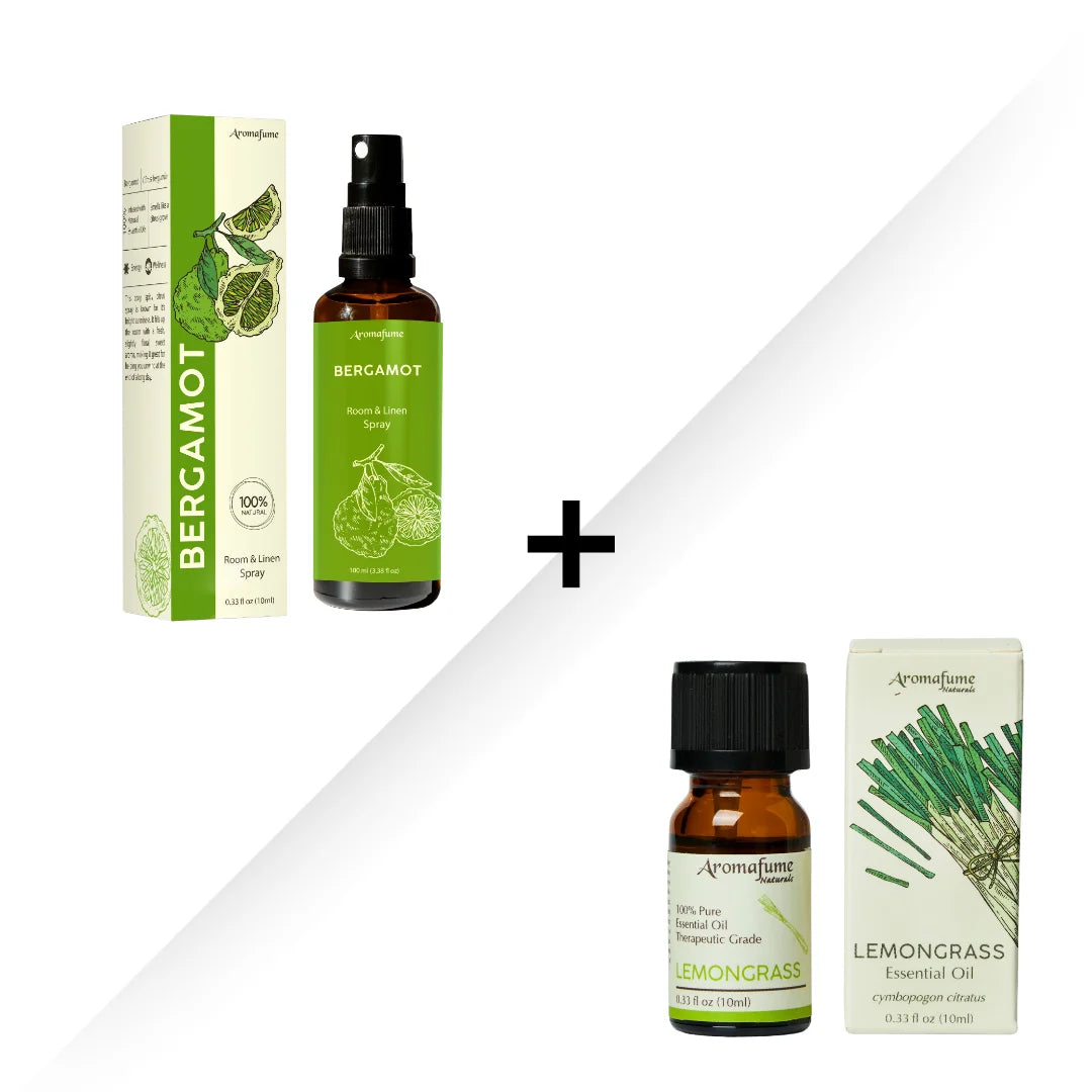 Bergamot Mist & Lemongrass Pure Essential Oil – Aromafume - USA