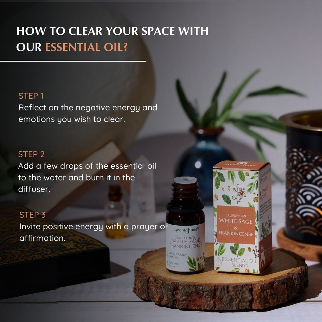 White Sage & Frankincense Essential Oil — Aromafume - Discover the Power of Scent (US)