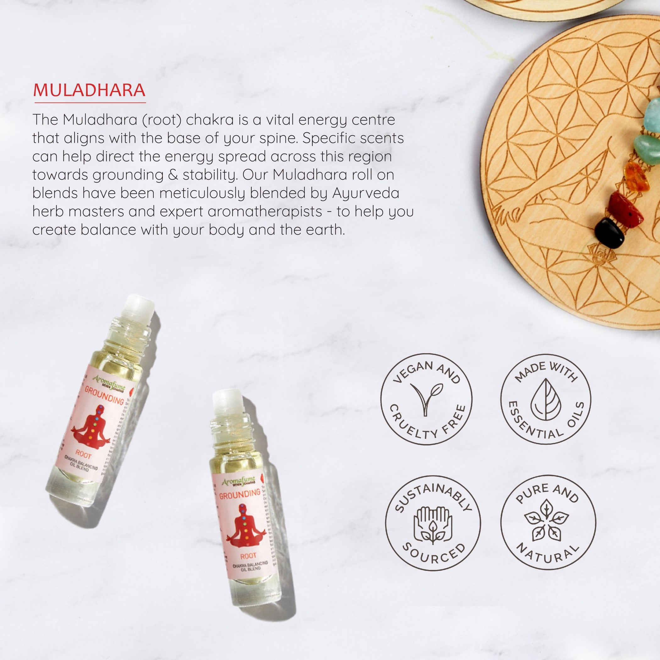 Root Chakra Essential Oil Roll-On | Muladhara Healing – Aromafume ...