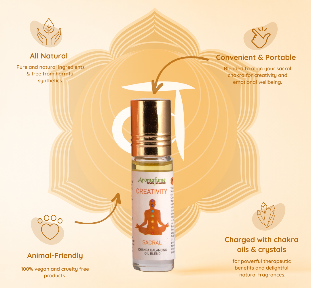 Sacral Chakra Essential Oil Roll-On | Swadhisthana Healing – Aromafume ...