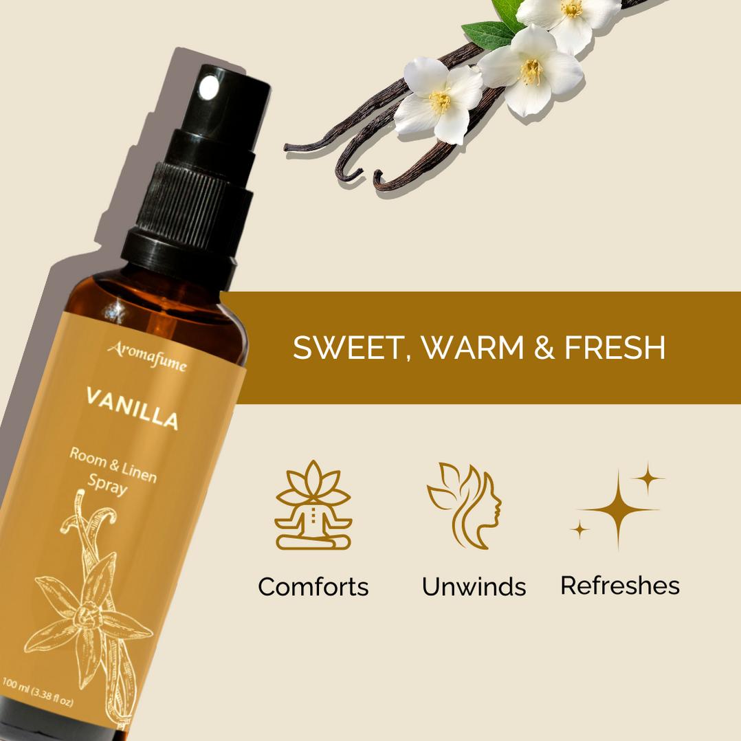 Vanilla Natural Room & Linen Spray — Aromafume - USA